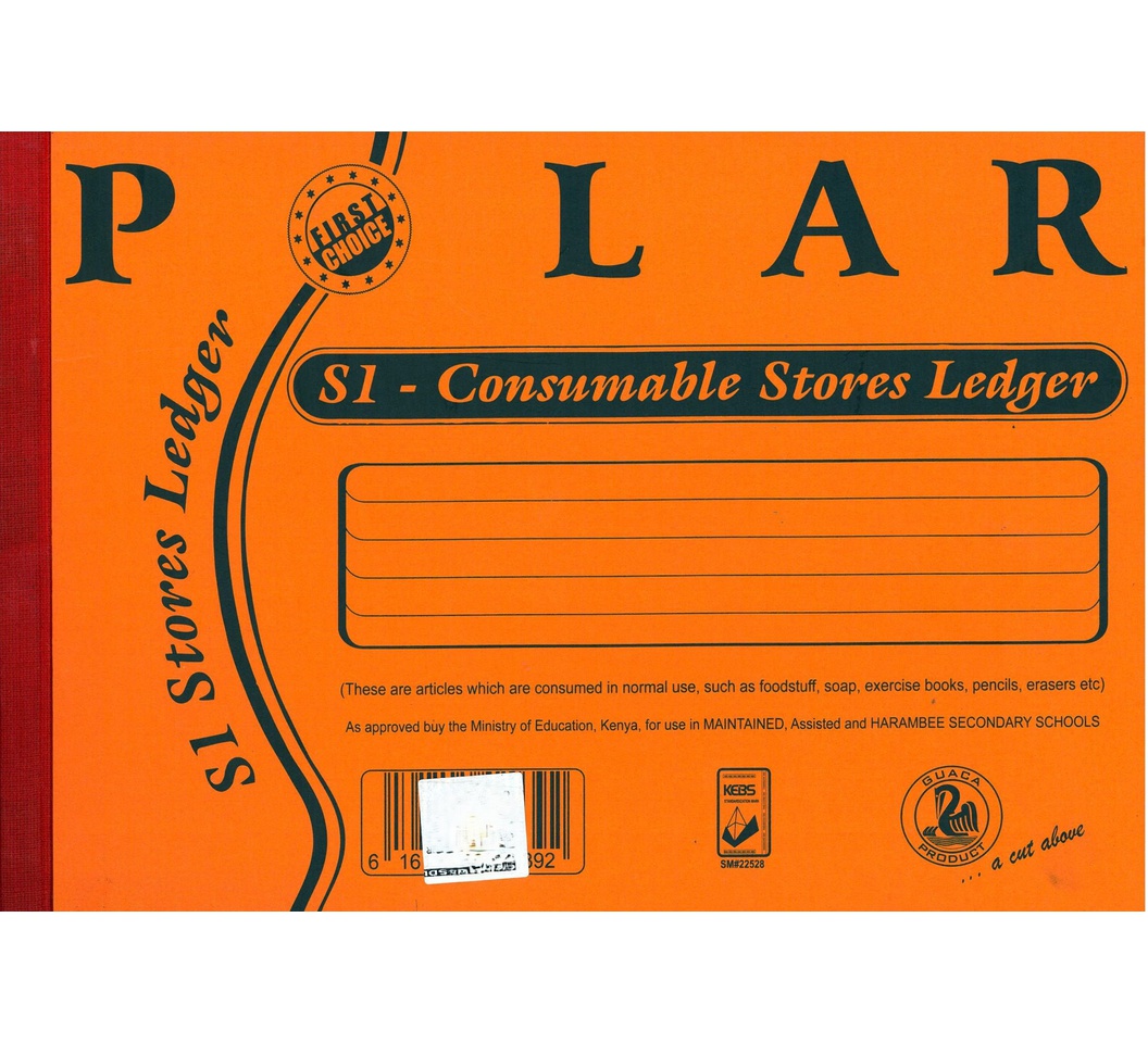 Consumable Store Ledger S1 Polar | Chania School Depot