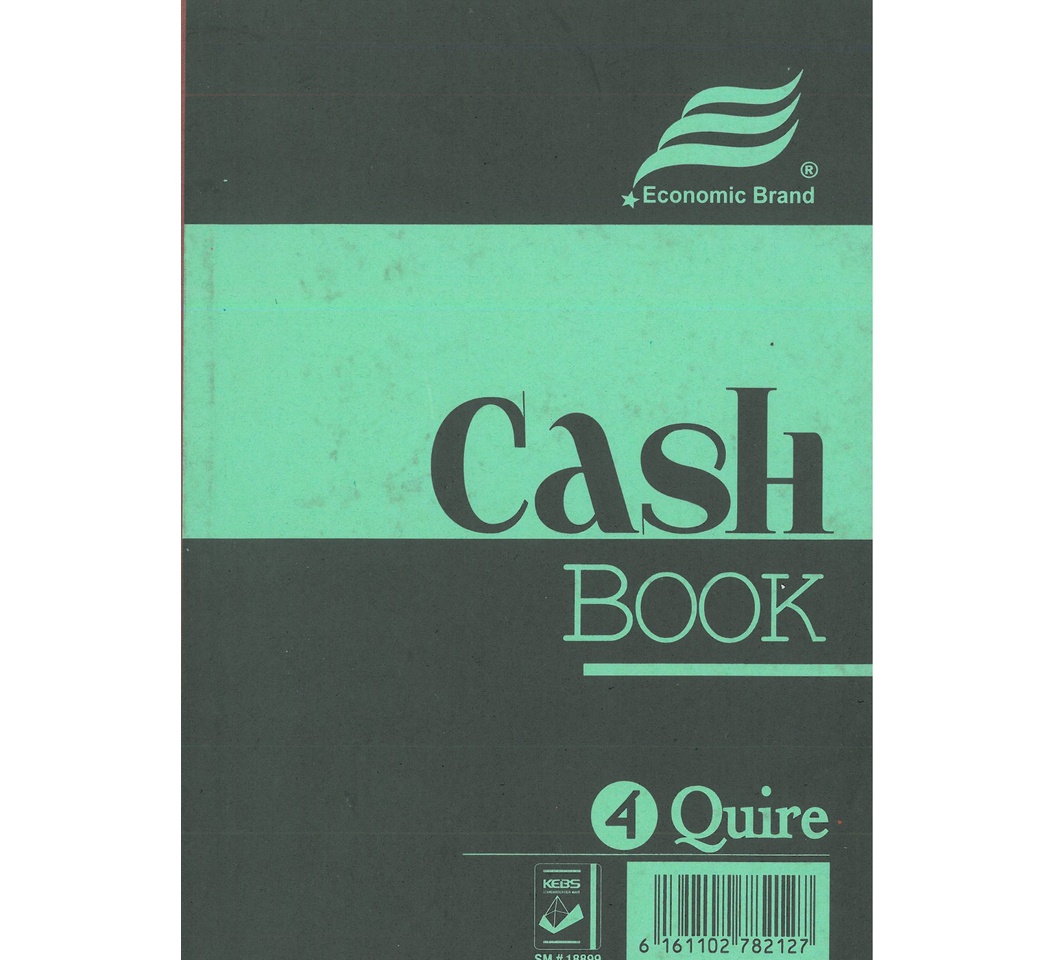 Cash Book 4 Quire Economic | Chania School Depot