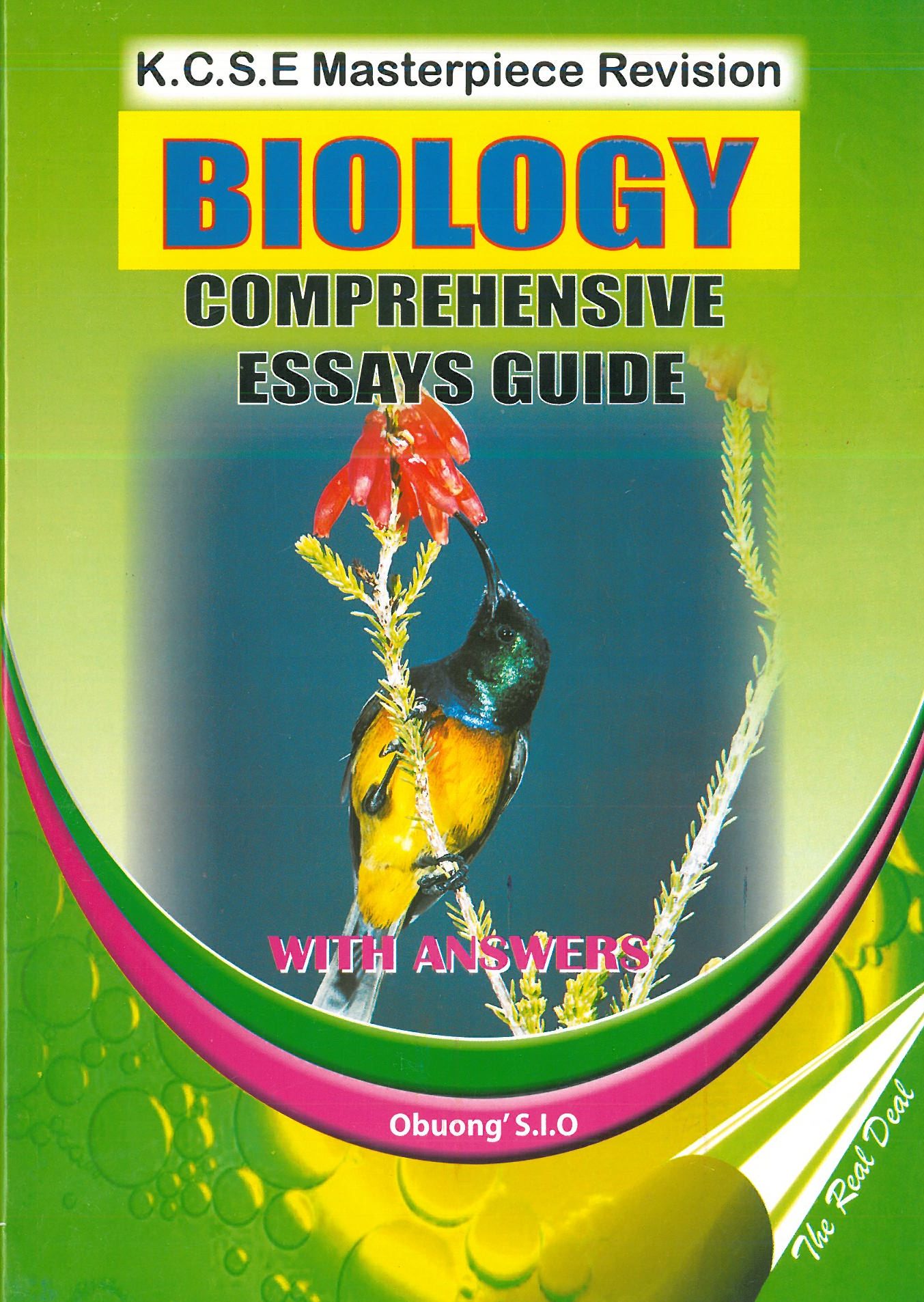 Kcse Masterpiece Biology Comprehensive Essays Guide | Chania School Depot