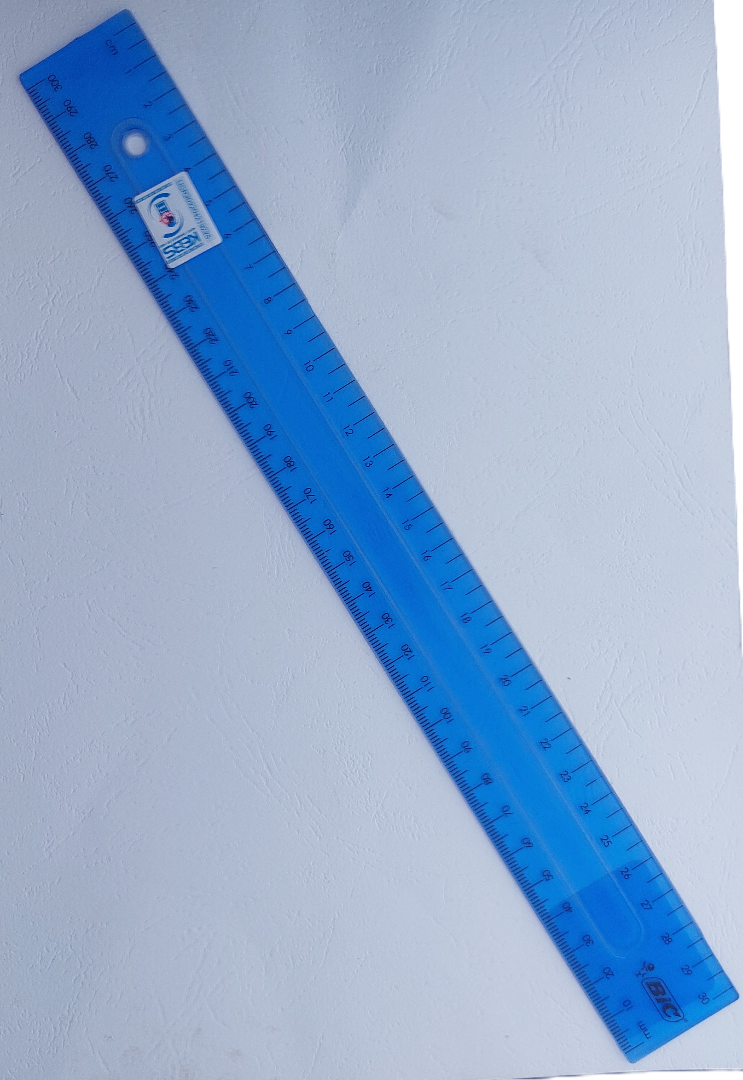 Plastic Ruler 30cm-Bic | Chania School Depot
