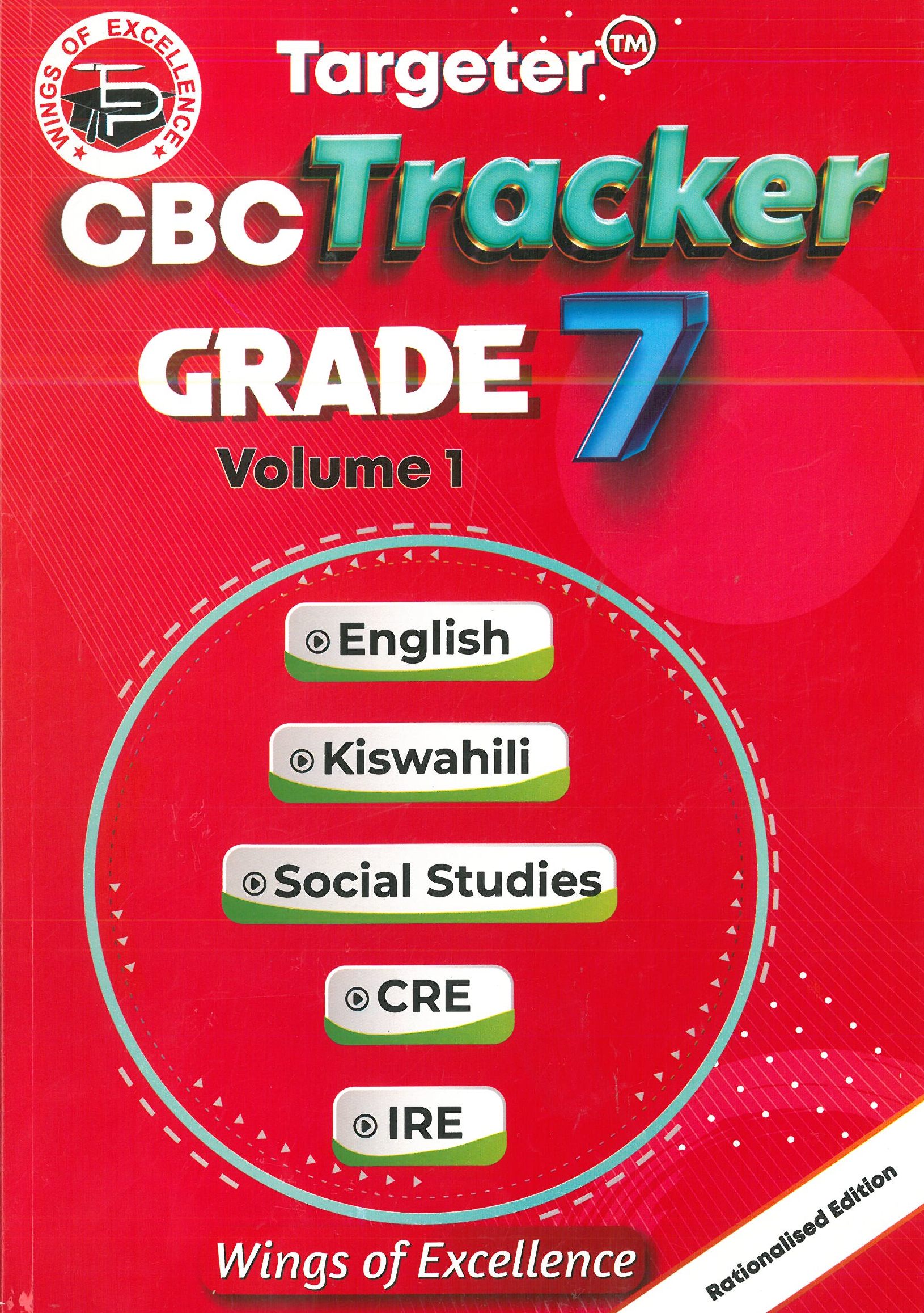 CBC Targeter Tracker Grade 7 Volume 1 | Chania School Depot